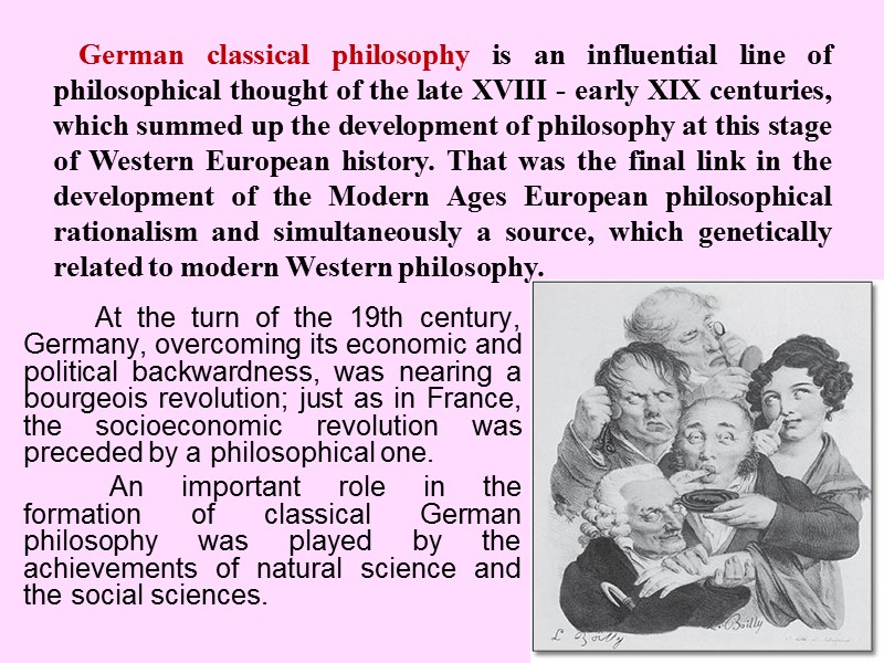 Classical German Philosophy Plan: 1. German Classical Philosophy