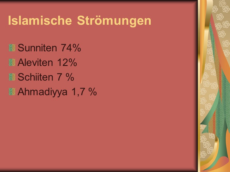 Islam in Deutschland Religion in Deutschland: Katholiken und