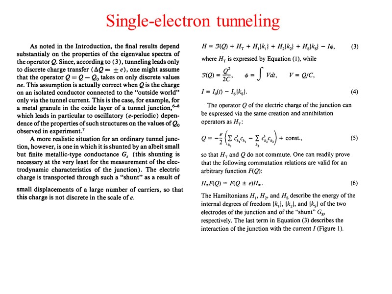 Tunnel Effect in Quantum Science Alexander Gabovich, KPI,