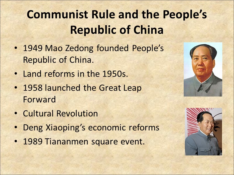 Brief History of China Early Societies and the