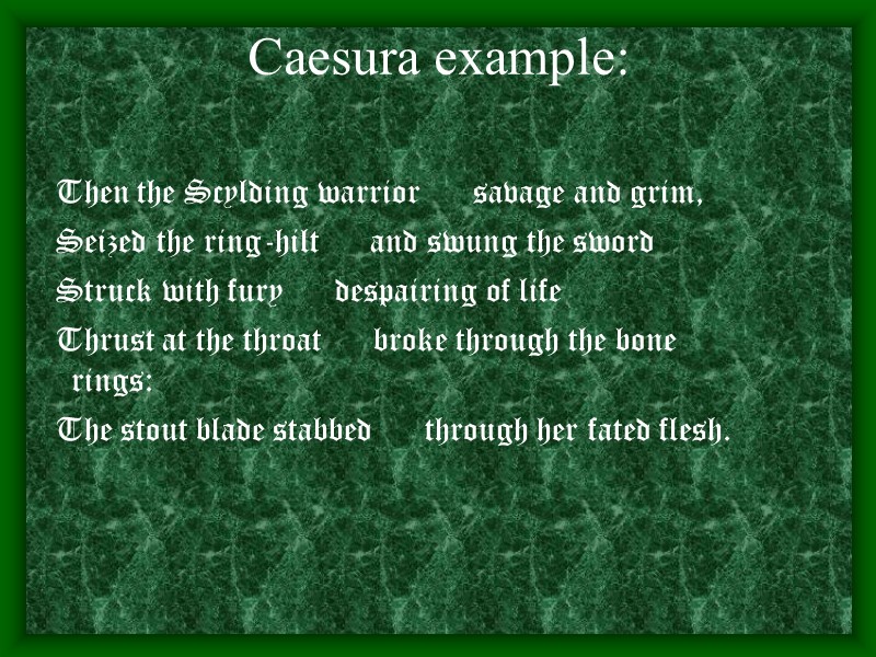 BEOWULF Anglo-Saxon Period The Anglo-Saxon period is the