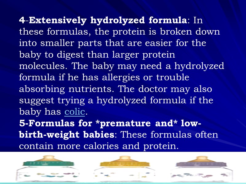 Infant Formulas What’s for What and What’s for