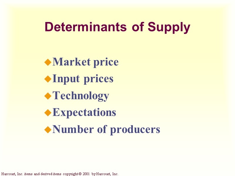 The Market Forces of Supply and Demand Chapter
