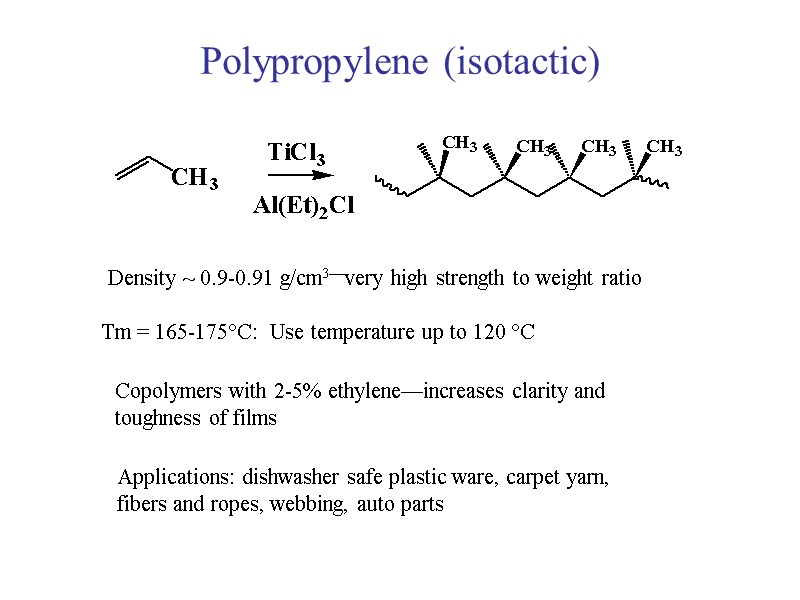 Coordination Polymerization Ziegler Natta Processes Stereoregular ...