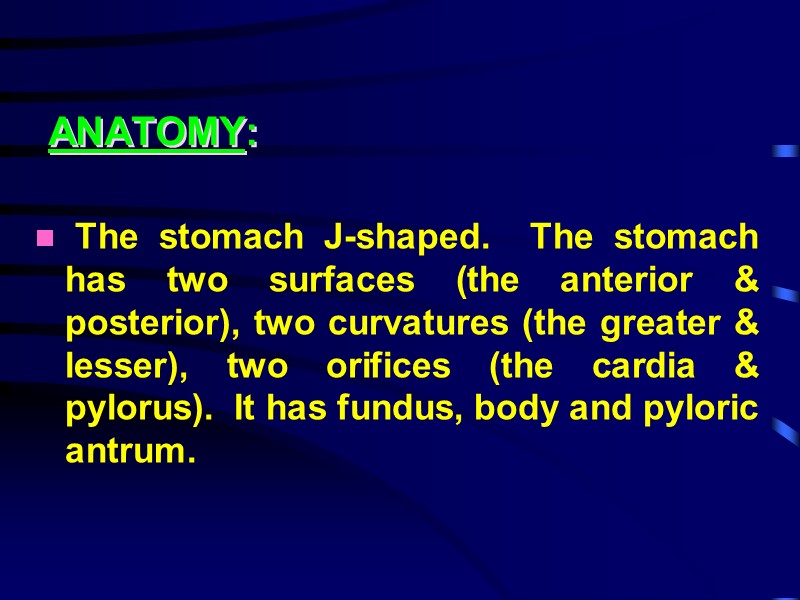 Gastric Cancer Prepared by: student of 15-007-1 group