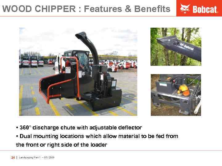 Bobcat ATTACHMENTS LANDSCAPING SOLUTIONS January 2006 Symbols