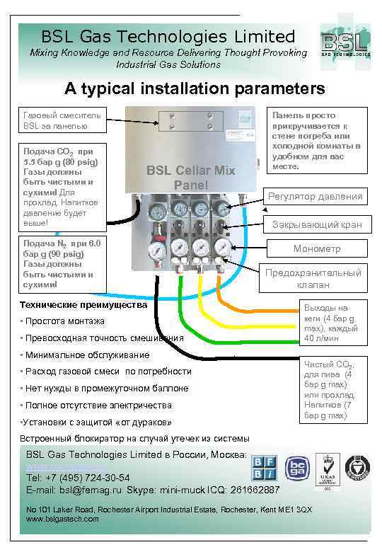 BSL Gas Technologies Limited Mixing Knowledge and Resource
