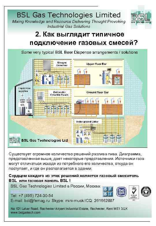 BSL Gas Technologies Limited Mixing Knowledge and Resource