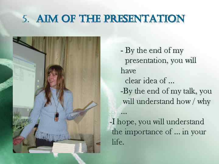 MASTERING PRESENTATION SKILLS STRUCTURE OF PRESENTATION