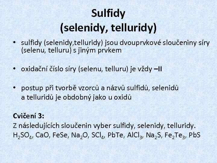 Základy anorganické chemie RNDr Kristýna Vondráčková kristyna ...