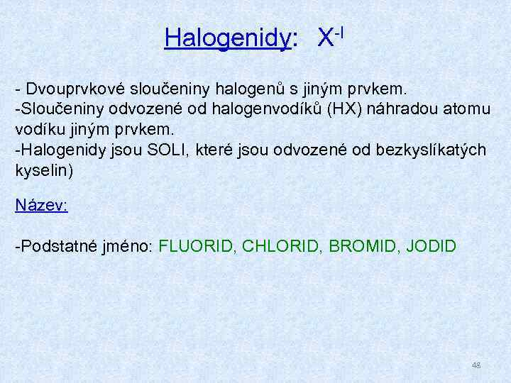 Základy anorganické chemie RNDr Kristýna Vondráčková kristyna ...