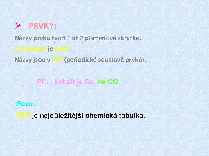 Základy anorganické chemie RNDr Kristýna Vondráčková kristyna ...