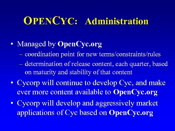 What Needs to be Shared to Enable the