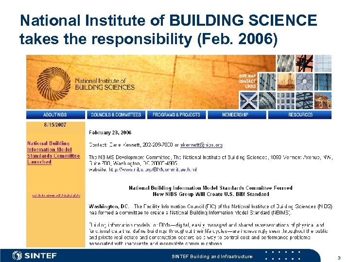 International perspective on BIM Building Information Modeling Experiences