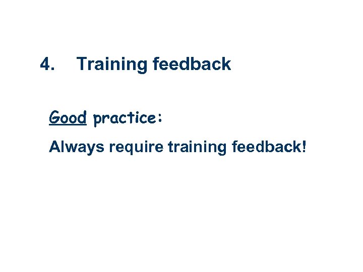 BEST PRACTICE SOLICITATION OF FEEDBACK Industry perspective