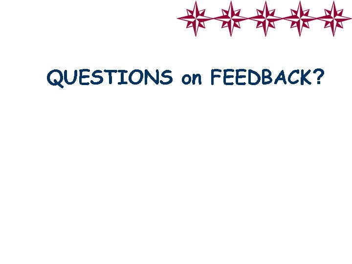BEST PRACTICE SOLICITATION OF FEEDBACK Industry perspective