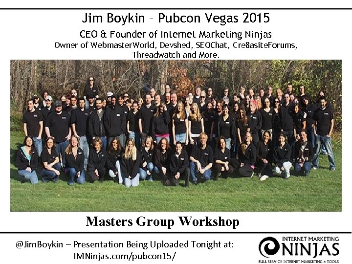 Jim Boykin Pubcon Vegas 2015 CEO