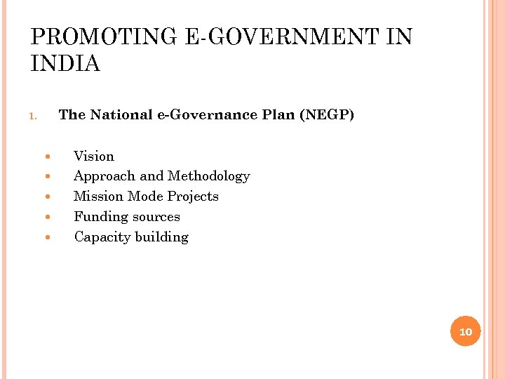 IMPROVING GOVERNANCE AND SERVICE DELIVERY THROUGH E-GOVERNMENT