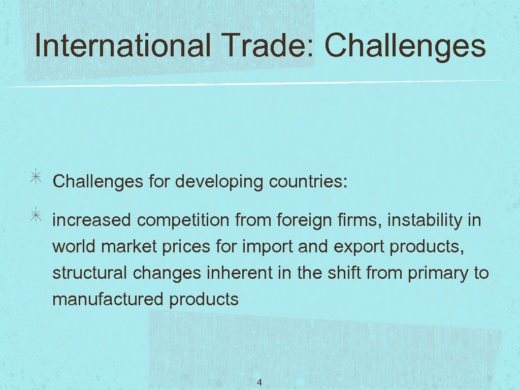 Primary Exports Ch 17 1 International Trade