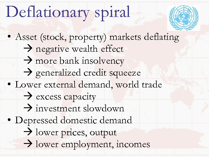 Policy Priorities in the face of the Global