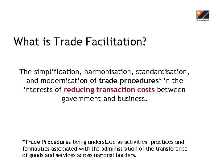 Delivering Trade Facilitation Customs Modernisation An Essential Component