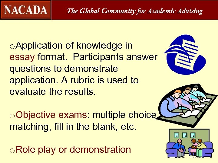 The Global Community for Academic Advising NACADA Executive