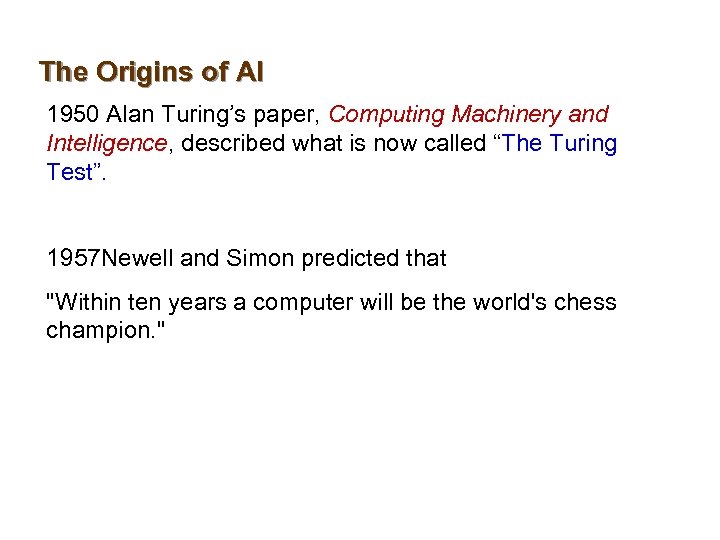 Artificial Intelligence Lecture 1 Introduction Soongsil University ...