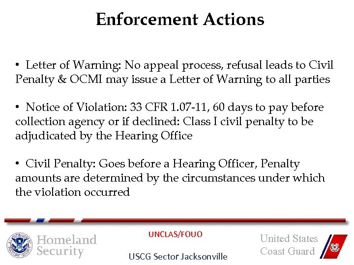 Sector Jacksonville Towing Vessel Industry Domestic Inspections Branch