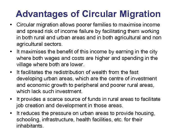 Circular Migration and Enhanced Mobility by Graeme Hugo