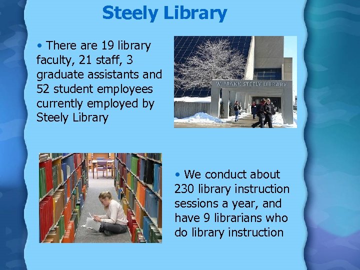 Maiden Voyage A Library and Faculty Development Center