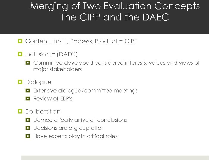 Using a Deliberative Democratic Evaluation tool to evaluate
