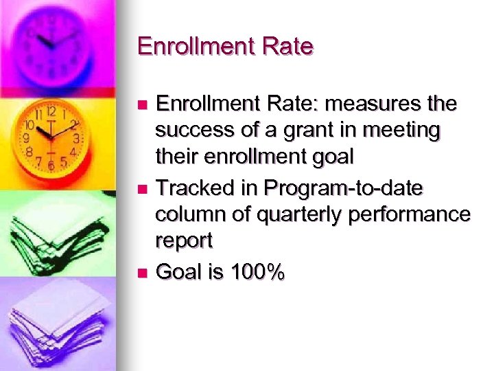Youth Build MIS Training Importance of Performance