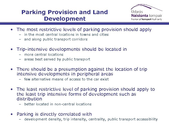 Parking Policy Sustainable Development Vibrant Cities Gerry Murphy