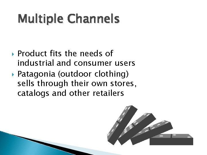 Unit 9 Distribution Channels of Distribution Distribution