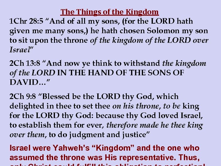 THE PIONEERS AND PARABOLIC TEACHING Elpis Israel J