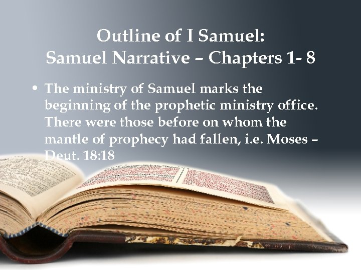 Renewing the Covenant The Book of I Samuel