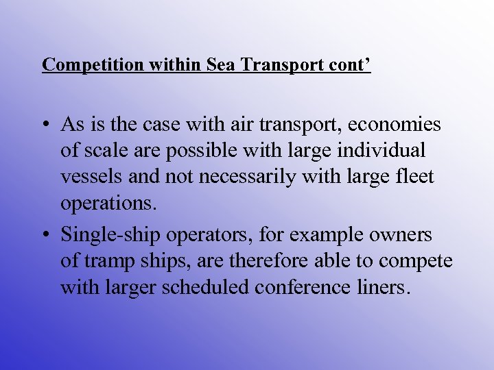 Sea Transport Business Logistics Management Vogt Pienaar de Witt