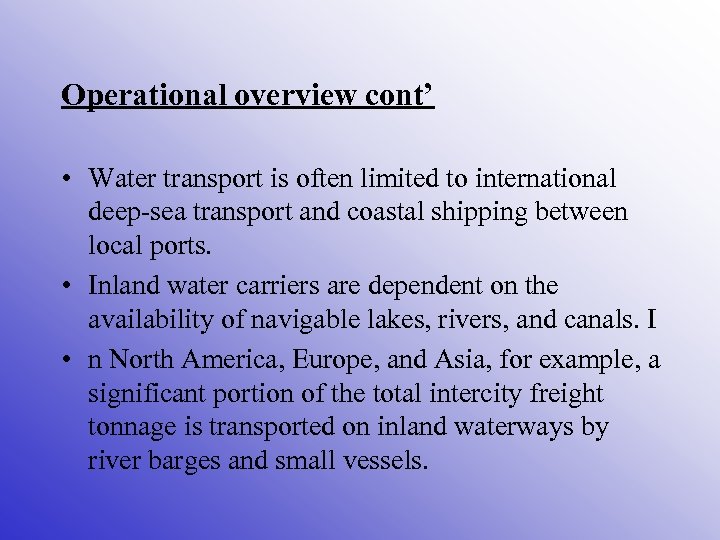 Sea Transport Business Logistics Management Vogt Pienaar de Witt