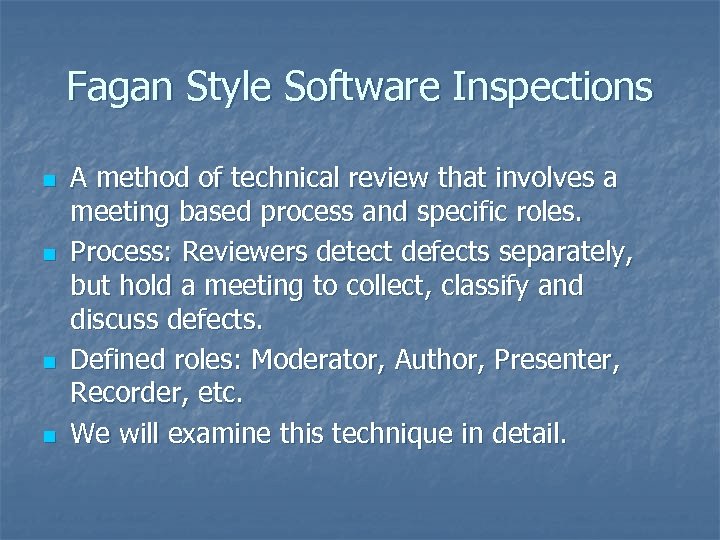 Technical Reviews A Presentation By Manuel Richey for