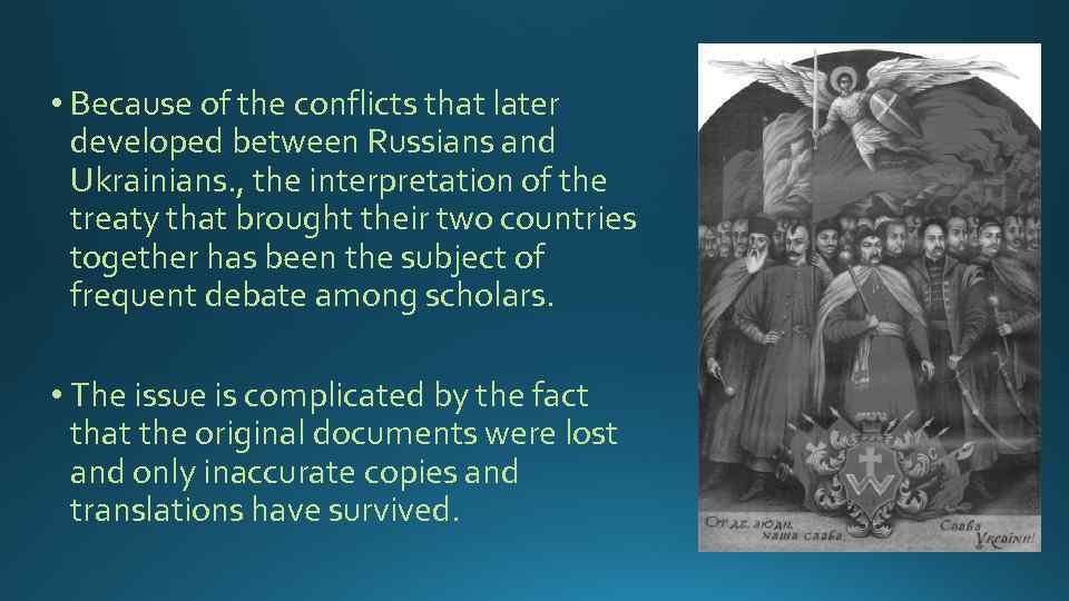 CAUSES of SIGNING PEREYASLAVSKA AGREEMENT 1654