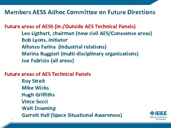 Potential future AESS-Conasense Challenges by Leo P Ligthart