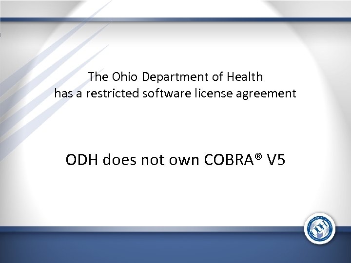 COBRA V 5 Janet L Anderson M S