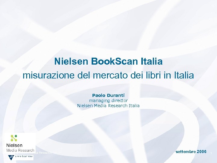Nielsen Book Scan Italia misurazione del mercato dei
