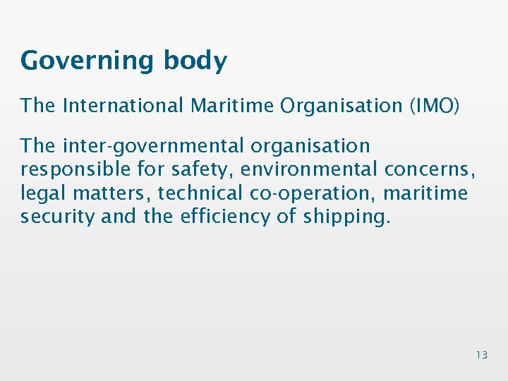 Carbon Management in the Maritime Sector A LECTURE