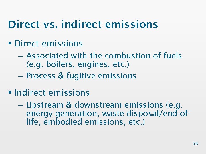 Carbon Management in the Maritime Sector A LECTURE