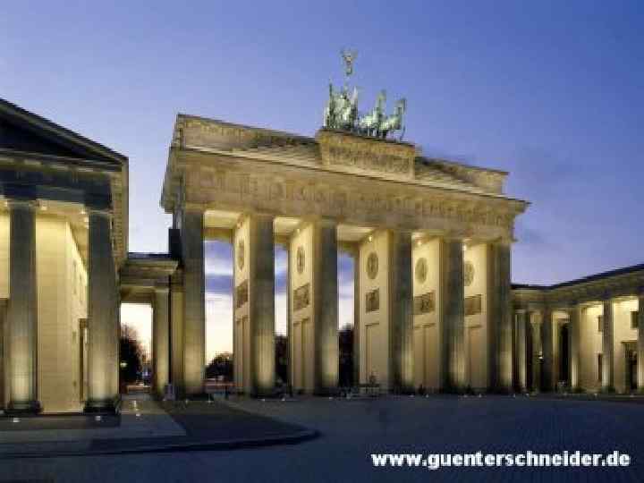 Die Hauptstadt Deutschlands Berlin