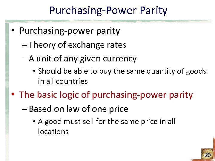 Chapter 18 Open-Economy Macroeconomics Basic Concepts International