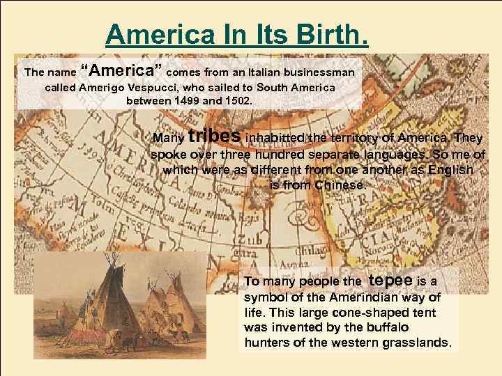 THE UNITED STATE OF AMERICA History Facts Faces