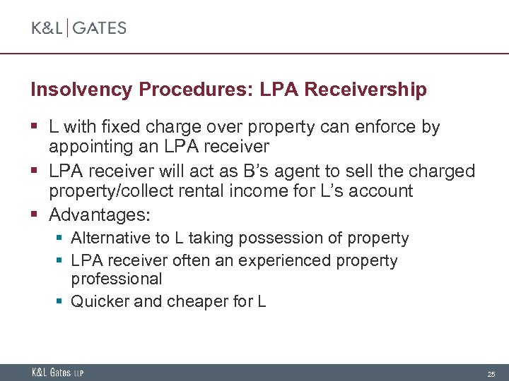 What happens when property finance goes wrong before