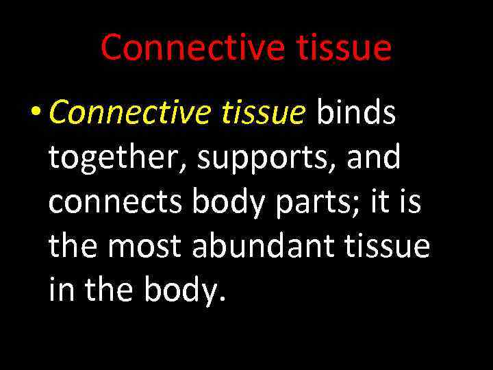 Biology lesson Tissue Tissue is a